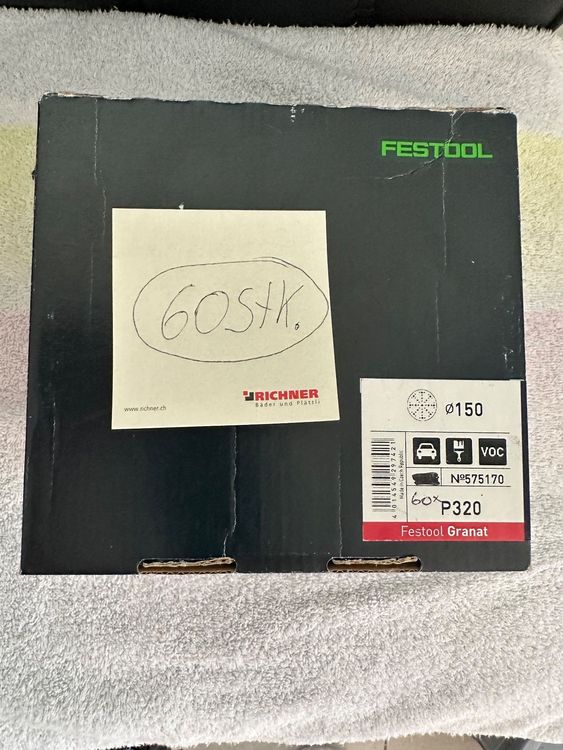 Festool Granat Schleifpapier P 320, Durchmesser 150 (Neu und ...