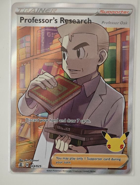 Carte Pokémon Professeur Chen Recherche Full Art 25 ans | Kaufen auf ...