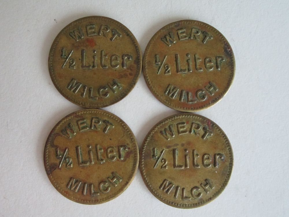 4 Jeton für 1/2 Liter Milch Käserei Schüpach Walkringen (Gebraucht) in Heimberg für CHF 17 – mit ...