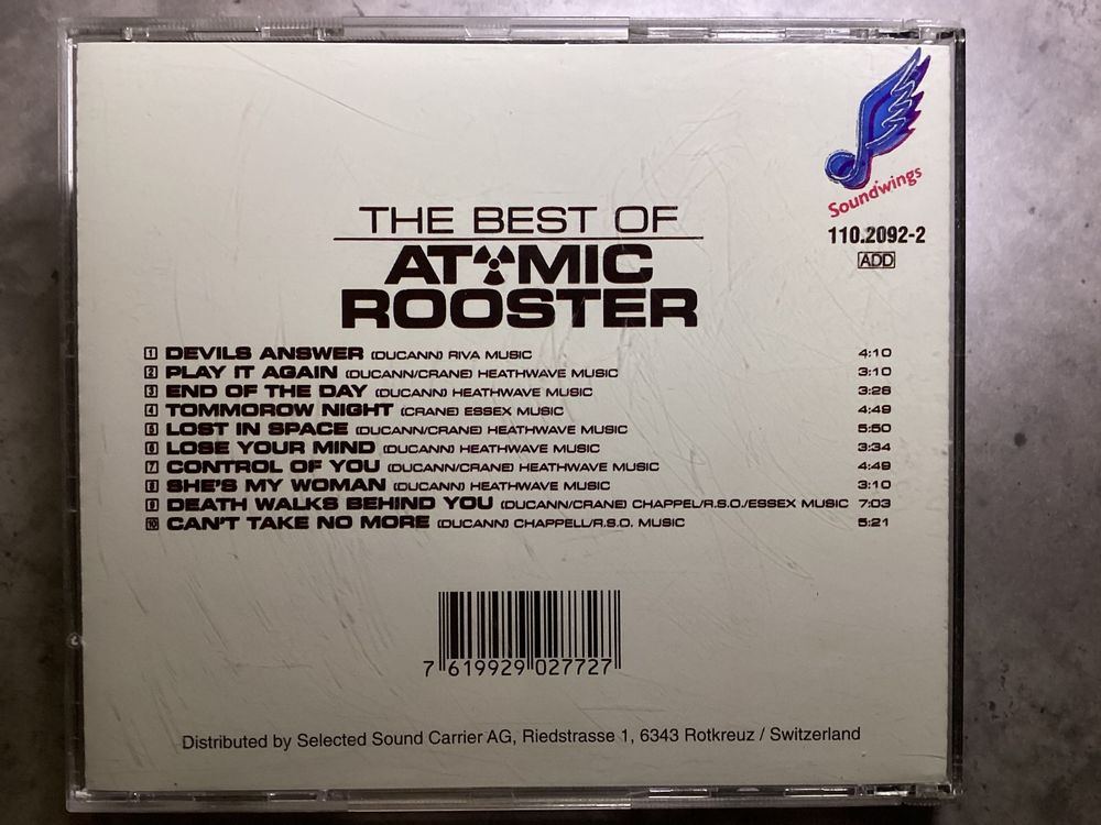 CD Atomic Rooster – The Best Of Atomic Rooster (Gebraucht) in Wil AG ...