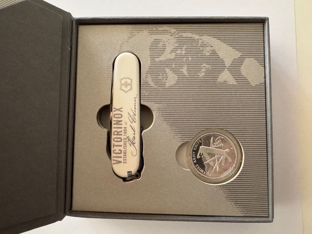 Victorinox Limited Edition "Karl Elsener" mit Münze RAR (Neu und ...