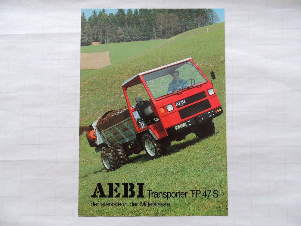 AEBI TP 47 S Transporter 1990 Prospekt (Gebraucht) in Zuzwil SG für CHF 27 – mit Lieferung auf ...
