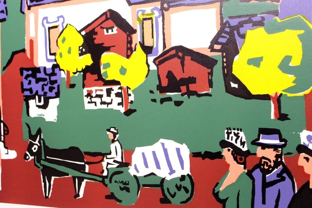 HANS GORDON JEGERLEHNER (CH. 1906-1974) Naters, Holzschnitt | Kaufen ...