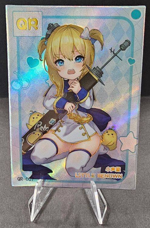 Azur Lane Thick QR Cards Foil Crosswave Little Renown (Neu (gemäss ...