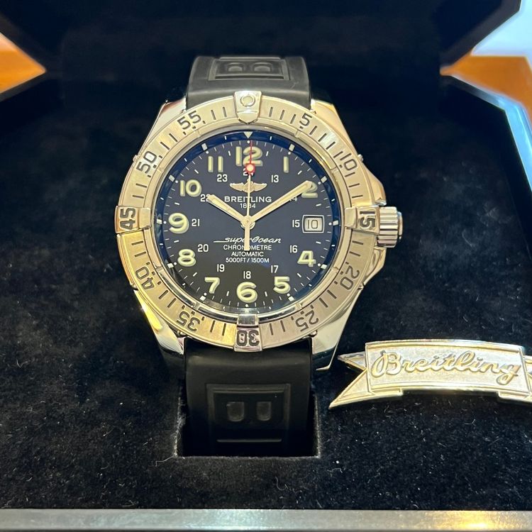 Breitling Superocean Serviced In 2025 Full Set A17360 (Gebraucht) in ...
