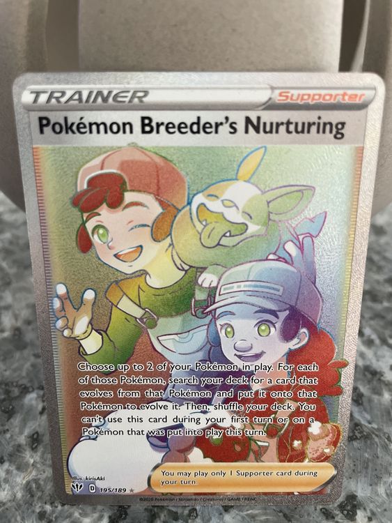 Pokemon Trainer Pokemon Breeder‘s Nurturing (Gebraucht) in Ueberstorf ...