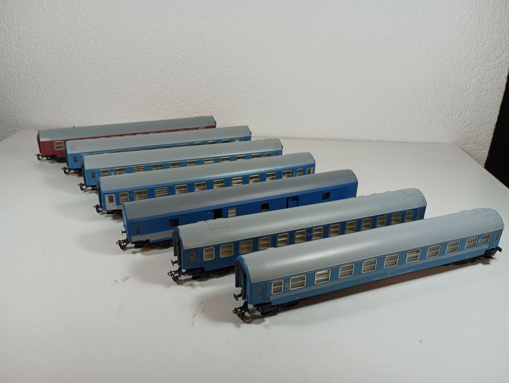 Berliliner Bahnen TT: 7 x D-Zug Wagen (MAV und DR) (Gebraucht) in ...