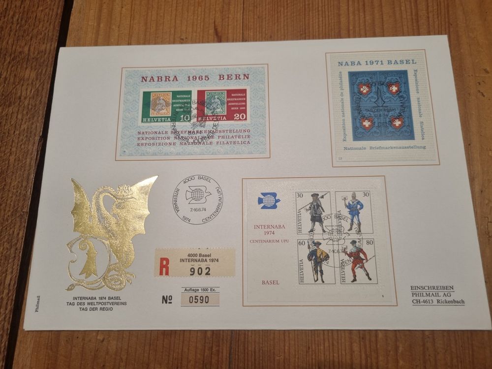 1974 Luxusbrief Internaba (Gebraucht) in Arni AG für CHF 3 – mit Lieferung auf Ricardo kaufen