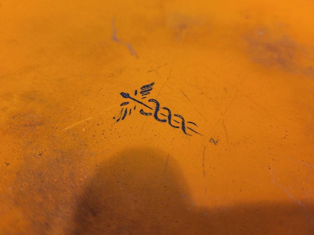 Gusseisen Topf Pfanne Gussdeckel Eisentopf emaille 22cm | Kaufen auf ...