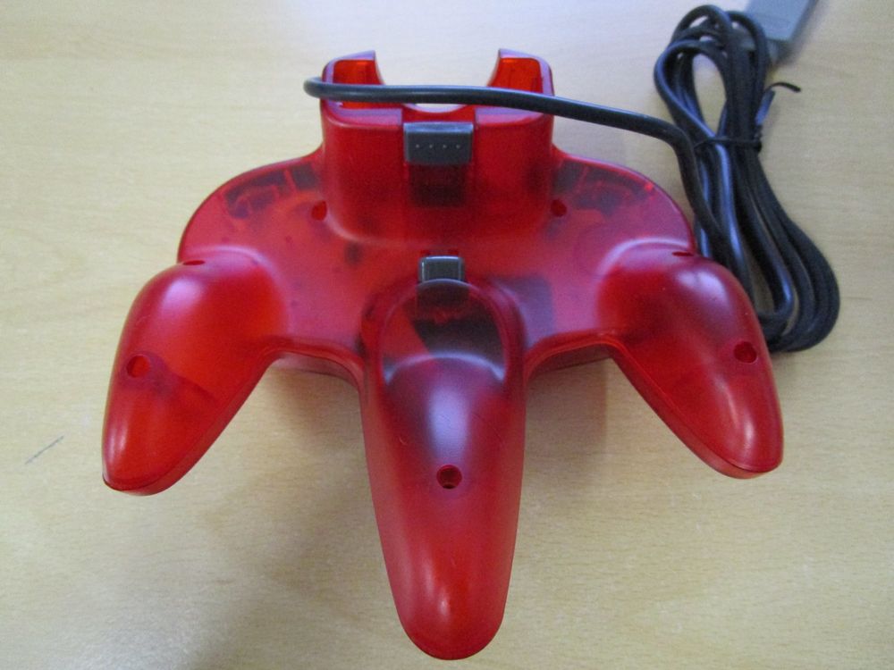Nintendo 64 Controller - Farbe clear red - Neuware - N64 Pad (Neu ...