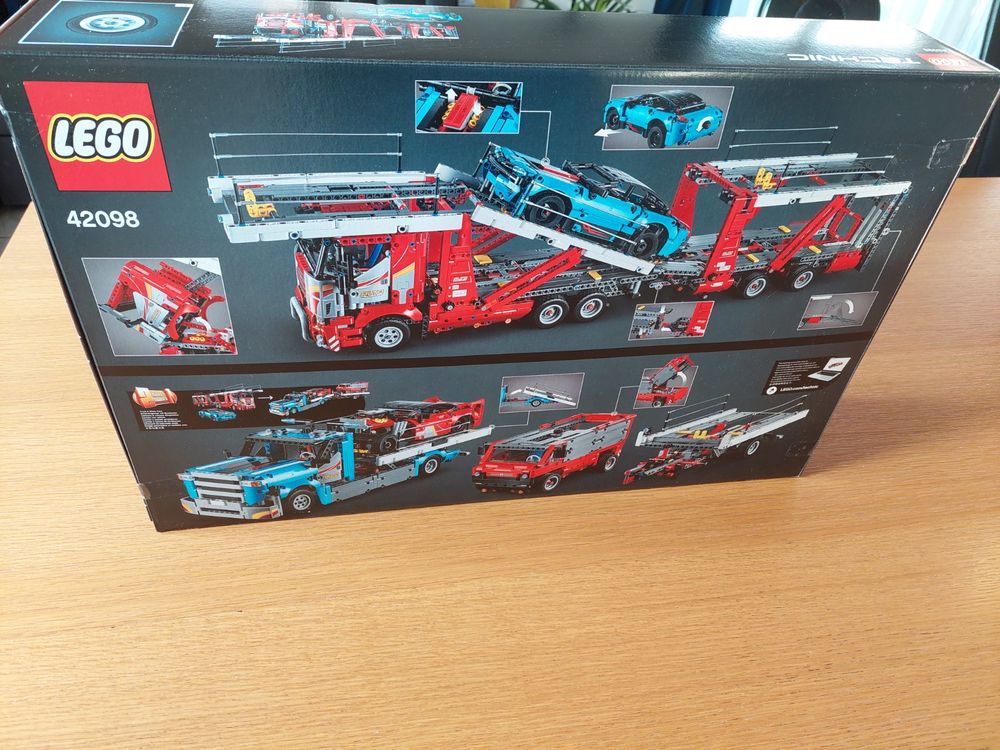 LEGO Technic Autotransporter mit Auto mit V8 Motor 42098 (Neu und ...