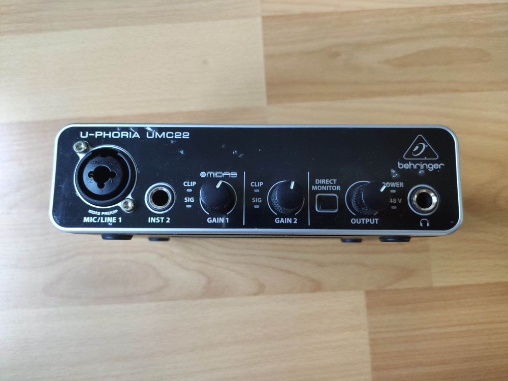 Audiointerface Behringer U-Phoria UMC22 | Kaufen auf Ricardo