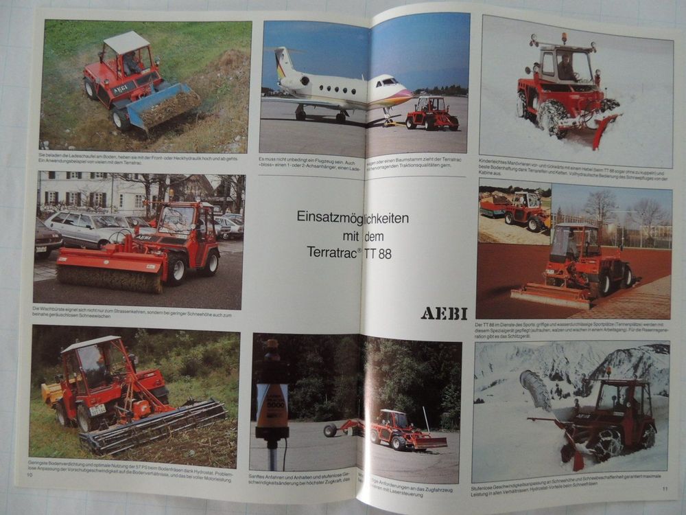 Aebi Terratrac TT88/TT77/TT33 Prospekt 1988, sehr schön ! | Kaufen auf ...