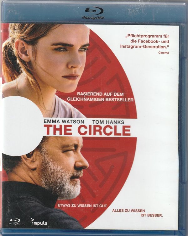 BluerayDisc "The Circle" mit Tom Hanks und Emma Watson (Gebraucht) in Chur für CHF 2.1 – mit ...