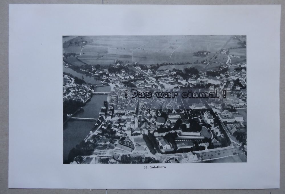 Solothurn Flugaufnahme von 1930 (Gebraucht) in Safnern für CHF 9 – mit Lieferung auf Ricardo kaufen