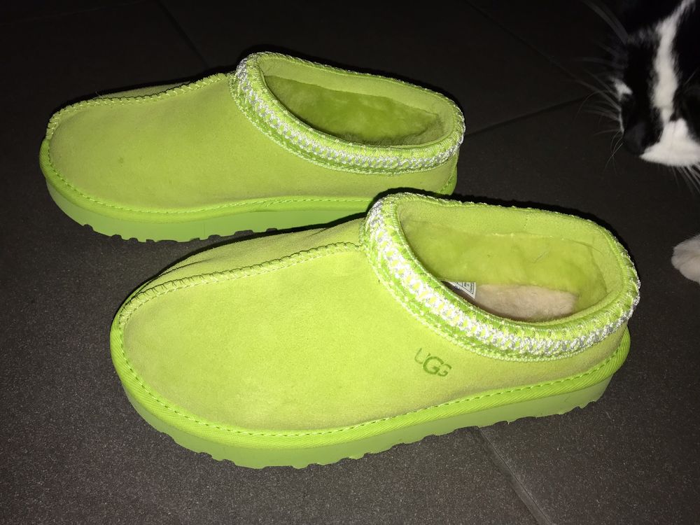 UGG Tasman Finken Lammfell 37/38 Lime (Neu (gemäss Beschreibung)) in ...