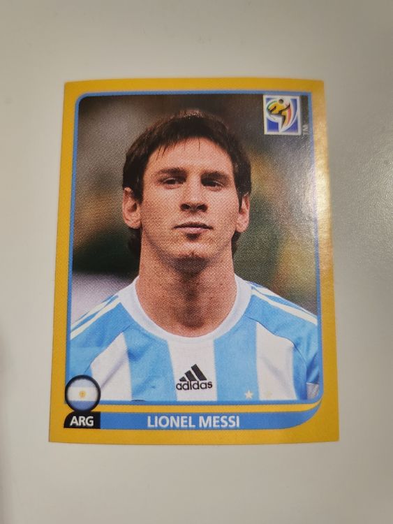 Lionel Messi Panini South Africa 2010 World Cup (Neu (gemäss ...
