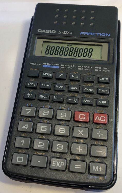 Casio FX-82SX Fraction Wissenschaftlicher Taschenrechner (Gebraucht) in ...