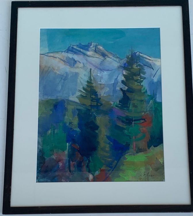 Hans ROHNER (1898-1972)Aquarell (Gebraucht) in Root für CHF 505 – mit Lieferung auf Ricardo kaufen