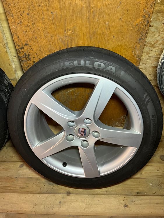 Felgen und Sommerreifen 225/45 17R 91Y Seat Leon (Gebraucht) in alpthal für CHF 220 – nur ...