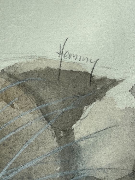 Magnifique aquarelle d'un guépard - artiste Hemmy Fassolis (Neuf (Voir ...