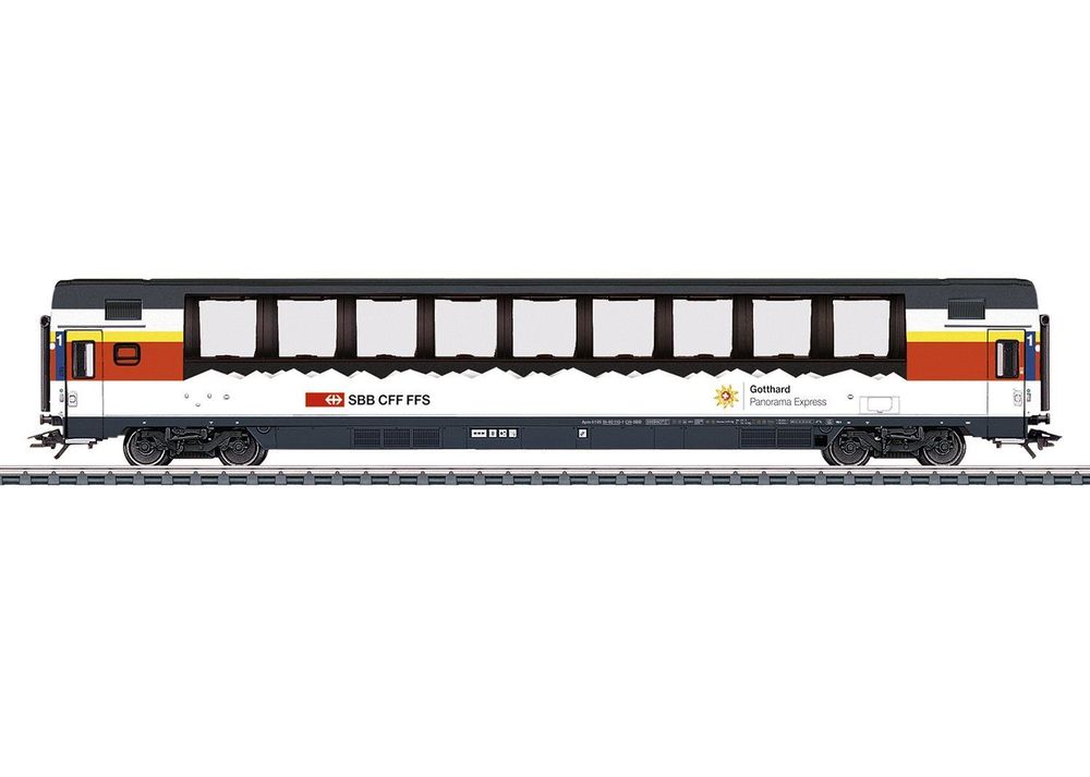Märklin 43652 SBB Panoramwagen "Gotthard Panorama Express" (Neu und originalverpackt) in ...