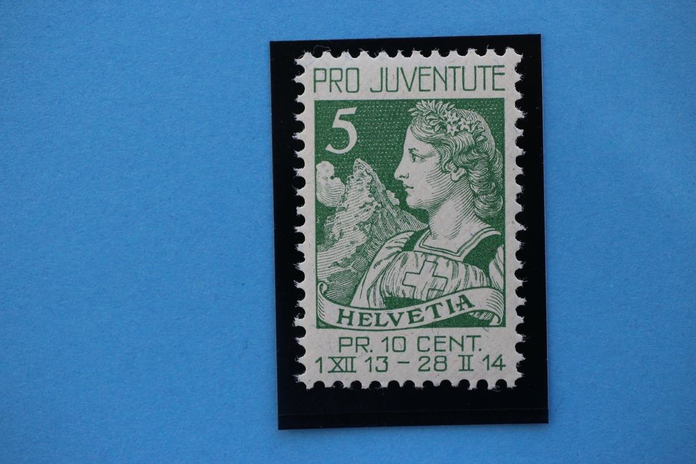 PJ 1913 - Nr.1 - tadellos postfrisch ** - Zumstein CHF 10.00 (Neu ...