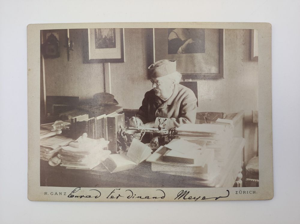 CONRAD FERDINAND MEYER - ORIGINAL-PHOTO MIT SIGNATUR (Gebraucht) in ...