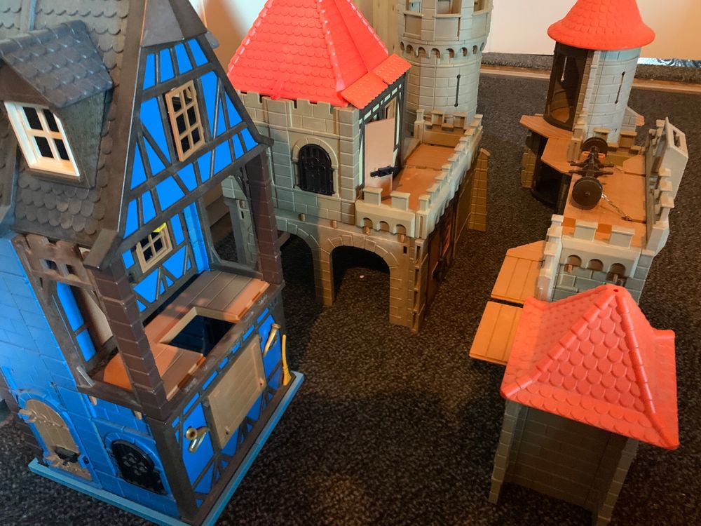 Playmobil Ritter Fachwerk Burg Div. Teile zur Ergänzung (Gebraucht) in ...