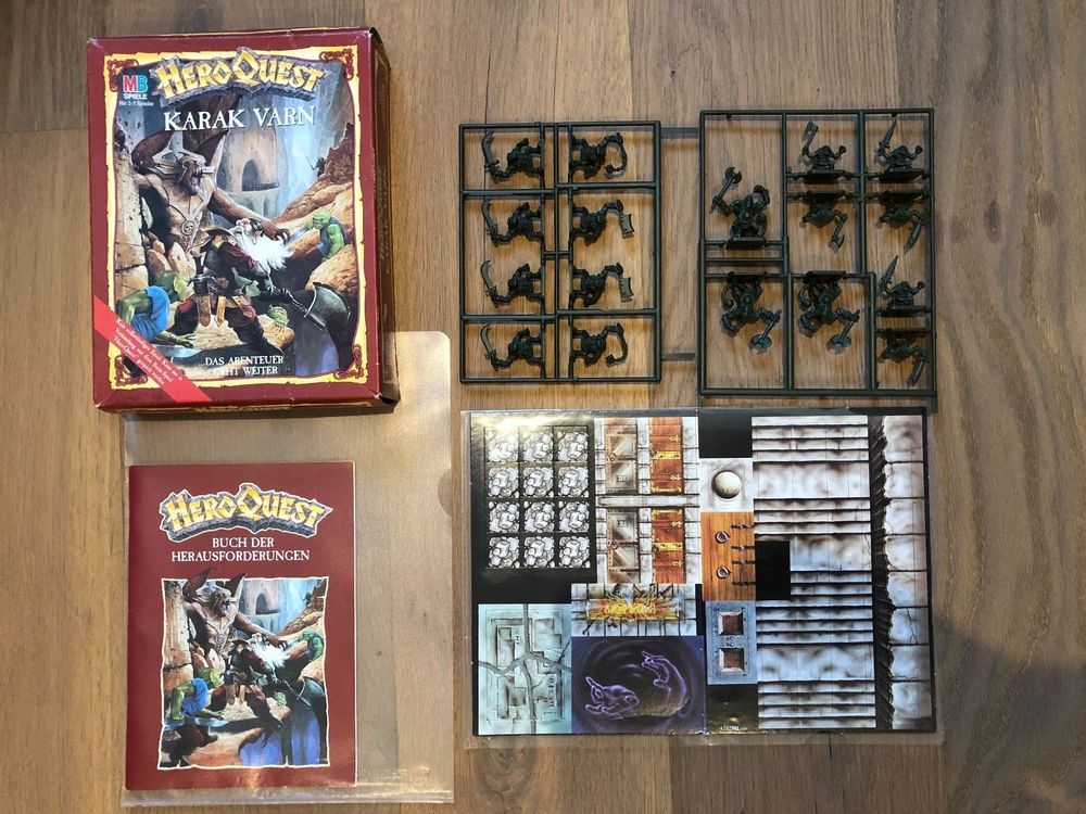 HeroQuest Karak Varn unbenutzt von 1989 (Neu (gemäss Beschreibung)) in ...