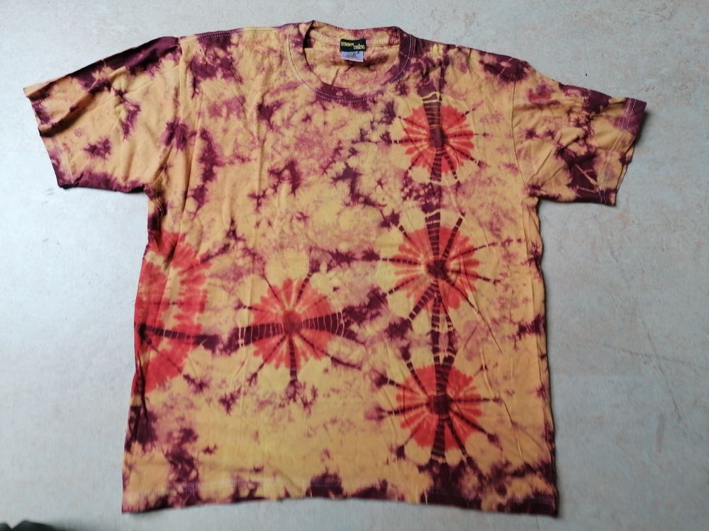 Boom Baba Batik T-Shirt Gr. 46 aus Nepal | Kaufen auf Ricardo