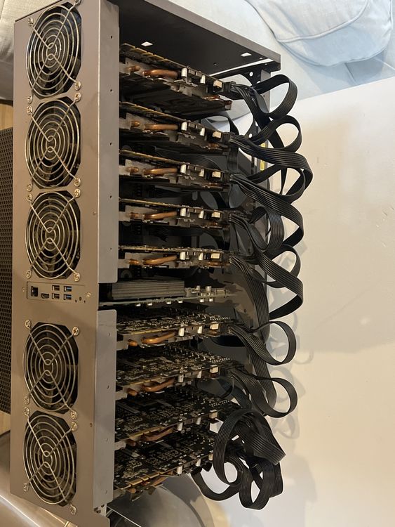 Mining Rig mit 9x p102-100 GPUs (Gebraucht) in Bürglen TG für CHF 350 – mit Lieferung auf ...
