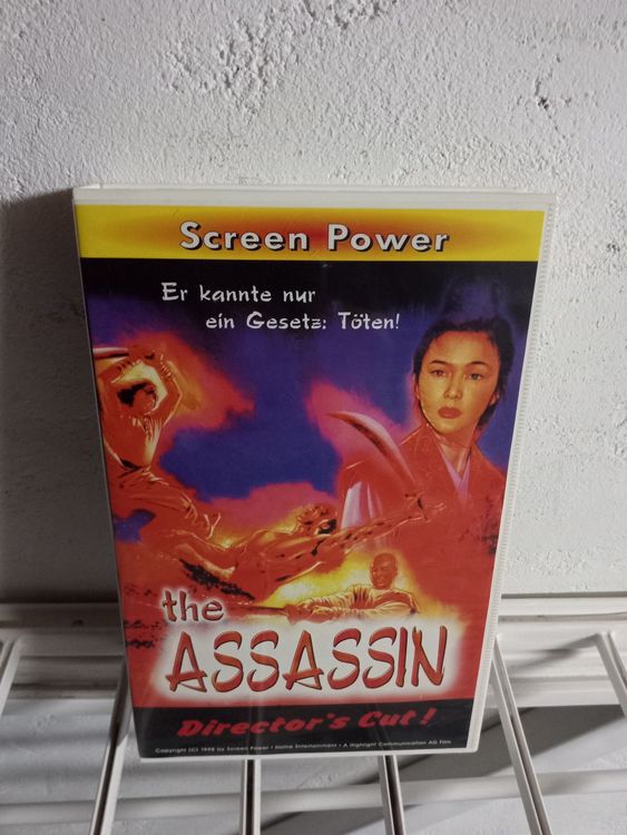 VHS THE ASSASSIN SCREEN POWER VIDEO UNCUT SPLATTER EASTERN (D'occasion ...