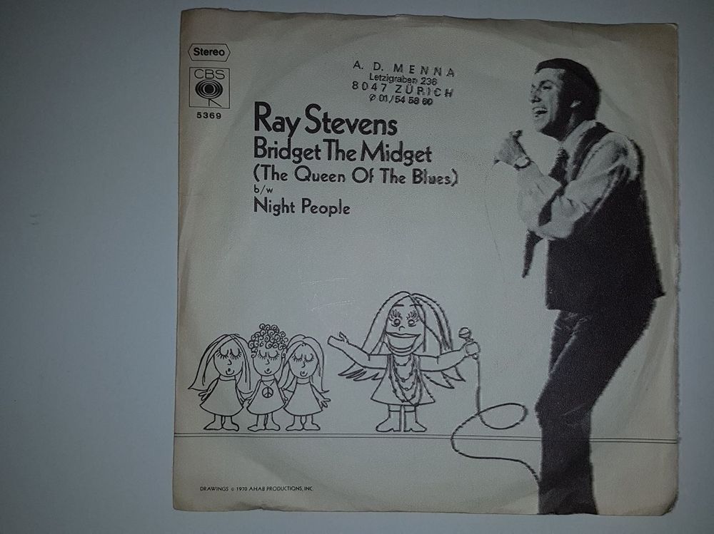 Ray Stevens - Bridget The Midget, 1971 (Gebraucht) in Zürich für CHF 4 ...