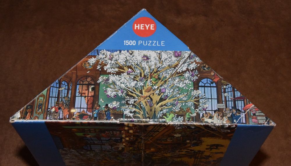 2 Heye 1500er Puzzles … HEAVEN AND HELL und LIBRARY … (Gebraucht) in ...