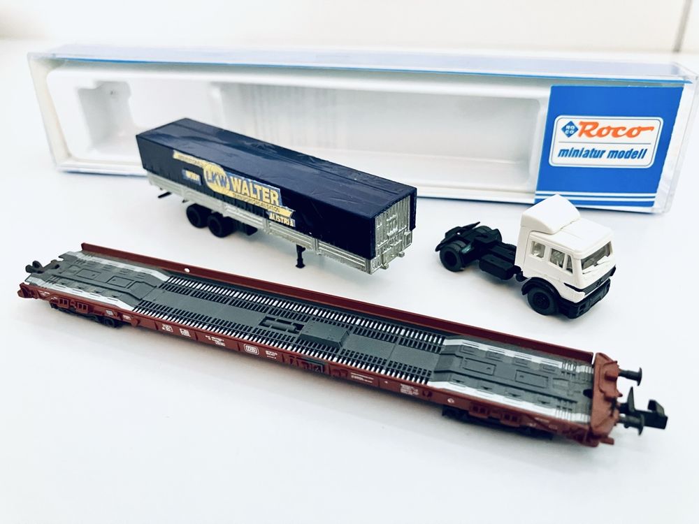 ROCO RoLa Endwagen LKW WALTER SPUR N (Gebraucht) in Oberbuchsiten für ...