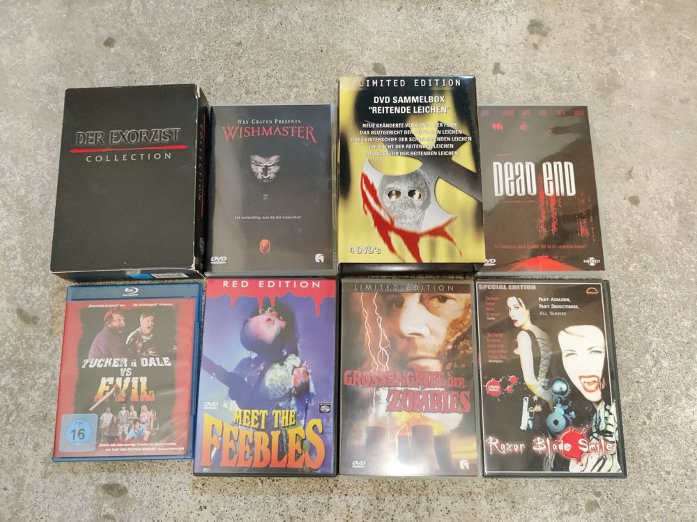 DVD Sammlung Splatter und Horrorfilme | Kaufen auf Ricardo