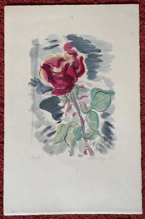 Hans Wullschleger (Brugg 1913-1987 Zürich) orig. Litho (Gebraucht) in Chur für CHF 10 – mit ...