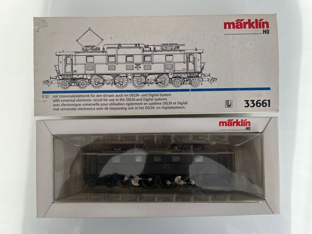 Märklin 33661 Delta Digital Elok Baureihe E52 30 DRG Spur H0 | Acheter ...