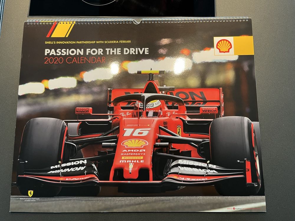 Official Ferrari Shell Calendar - 2020 | Kaufen auf Ricardo