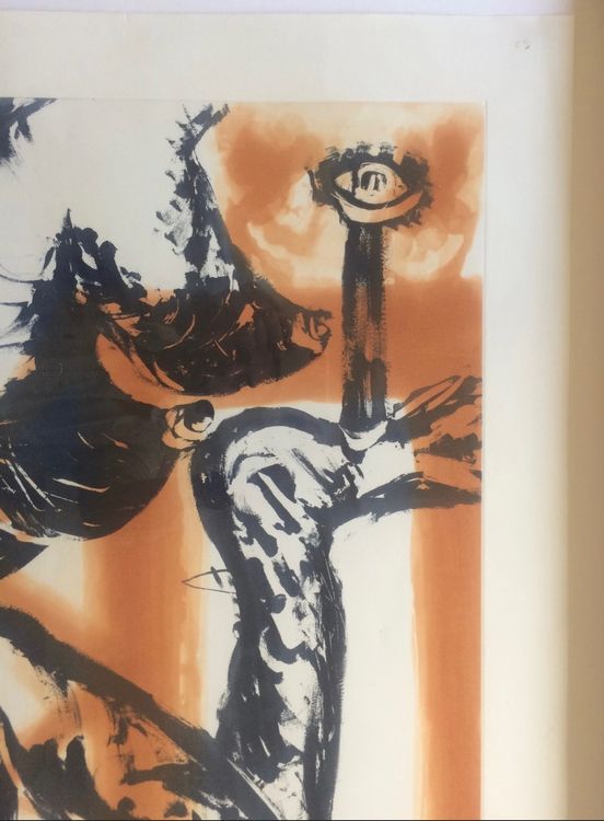 Martin Disler (1949-1996) Lithographie 1988 handsigniert | Kaufen auf Ricardo