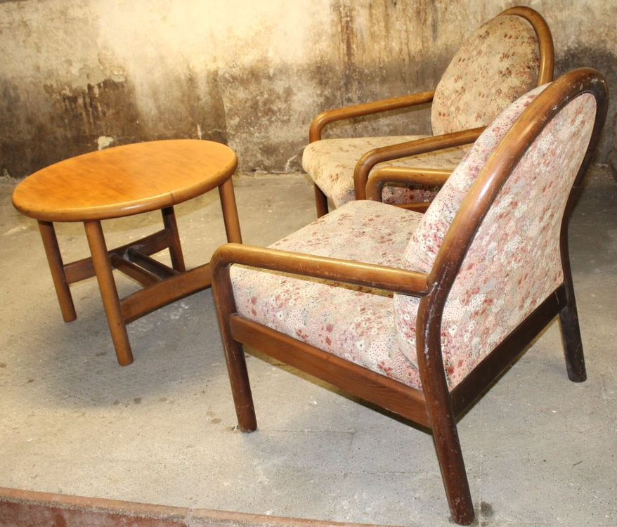 3 Teilige Vintage Lounge -Garnitur ev. Dänisch ? (Gebraucht) in La Chaux-de-Fonds für CHF 5 ...