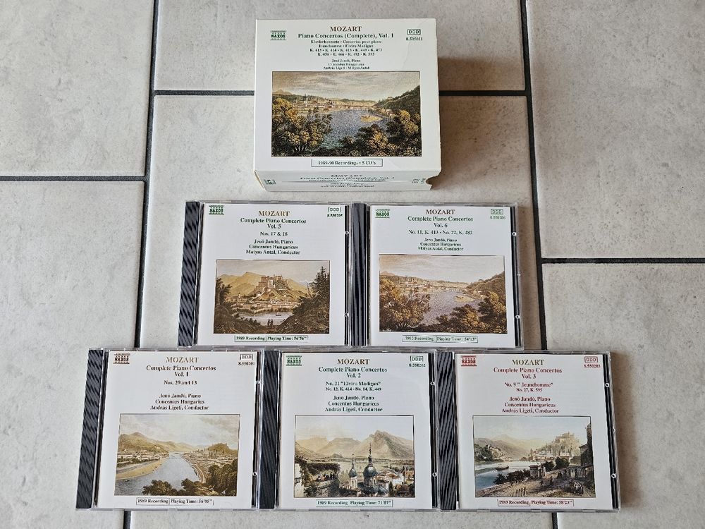 Mozart - Piano Concertos Complete / 5 CD Set (Gebraucht) in ...
