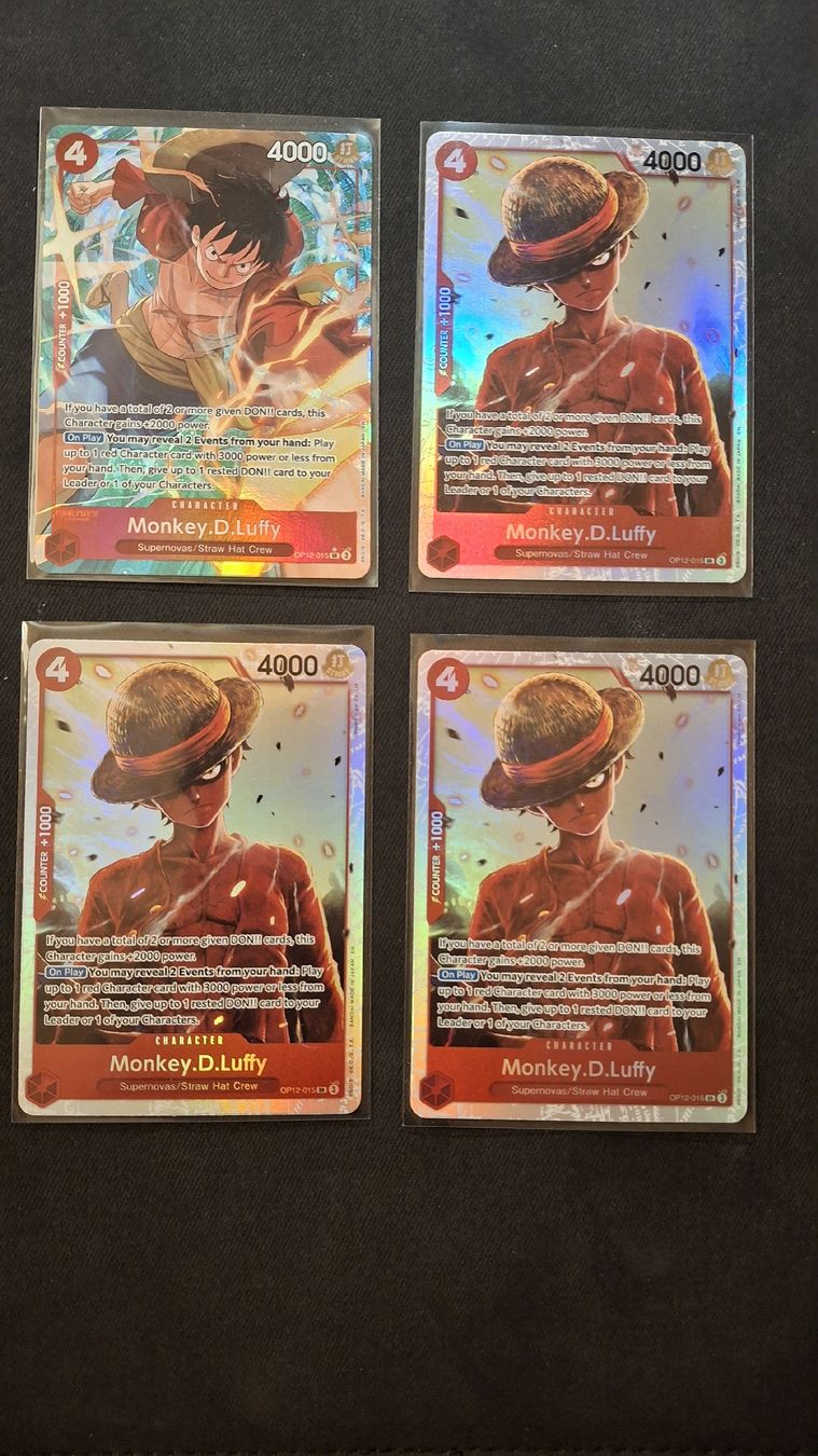 One Piece TCG Monkey D. Luffy Playset OP12 EN (Neu (gemäss Beschreibung ...