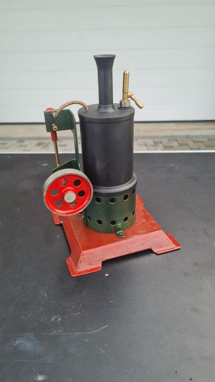 🔥schöne stehende Dampfmaschine / Eigenbau?? / Bing???🔥 (Gebraucht) in ...