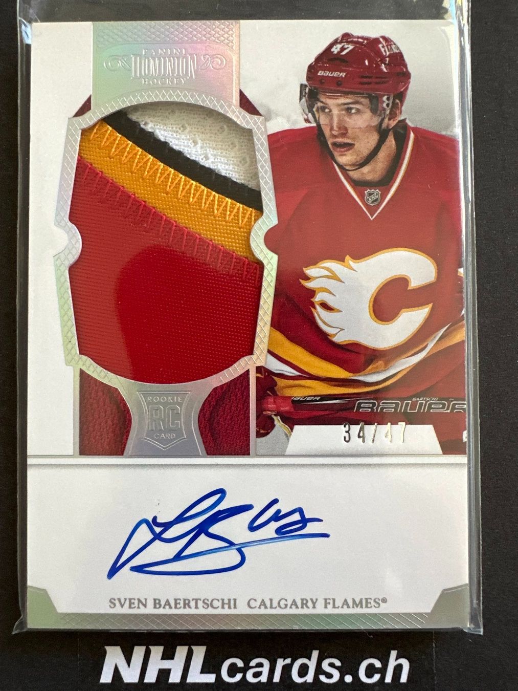 Sven Baertschi NHL Rookie Patch Auto Card /47 (Gebraucht) in Belp für ...