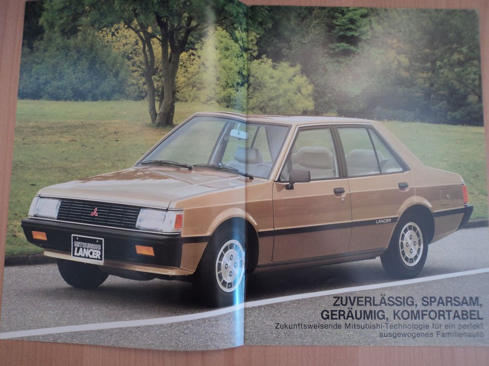 Prospekt Mitsubishi Lancer 1981 (Gebraucht) in Schwarzenburg für CHF 16 – mit Lieferung auf ...