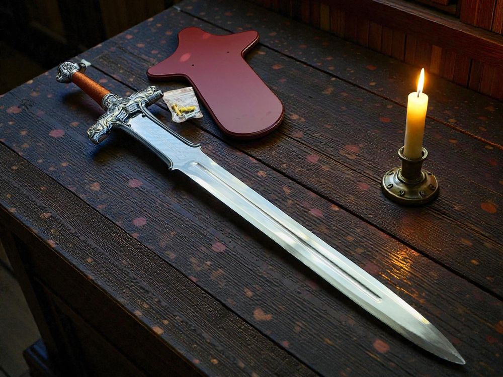 Conan der Barbar Atlantean Sword SCHWERT Stahl 100cm NEU (Neu und ...