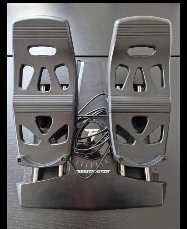 Flight rudder pedals flugsimulator thrustmaster TFRP | Kaufen auf Ricardo
