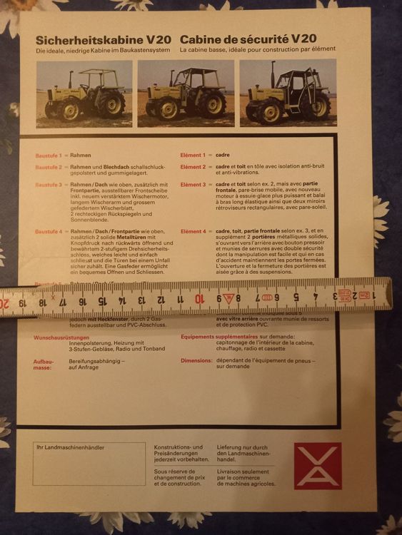 Oldtimer Traktor Prospekt Hürlimann VIKTOR V30 Kabin Deutsch | Kaufen ... Oldtimer Traktor Prospekt Hürlimann VIKTOR V30 Kabin Deutsch | Kaufen ...